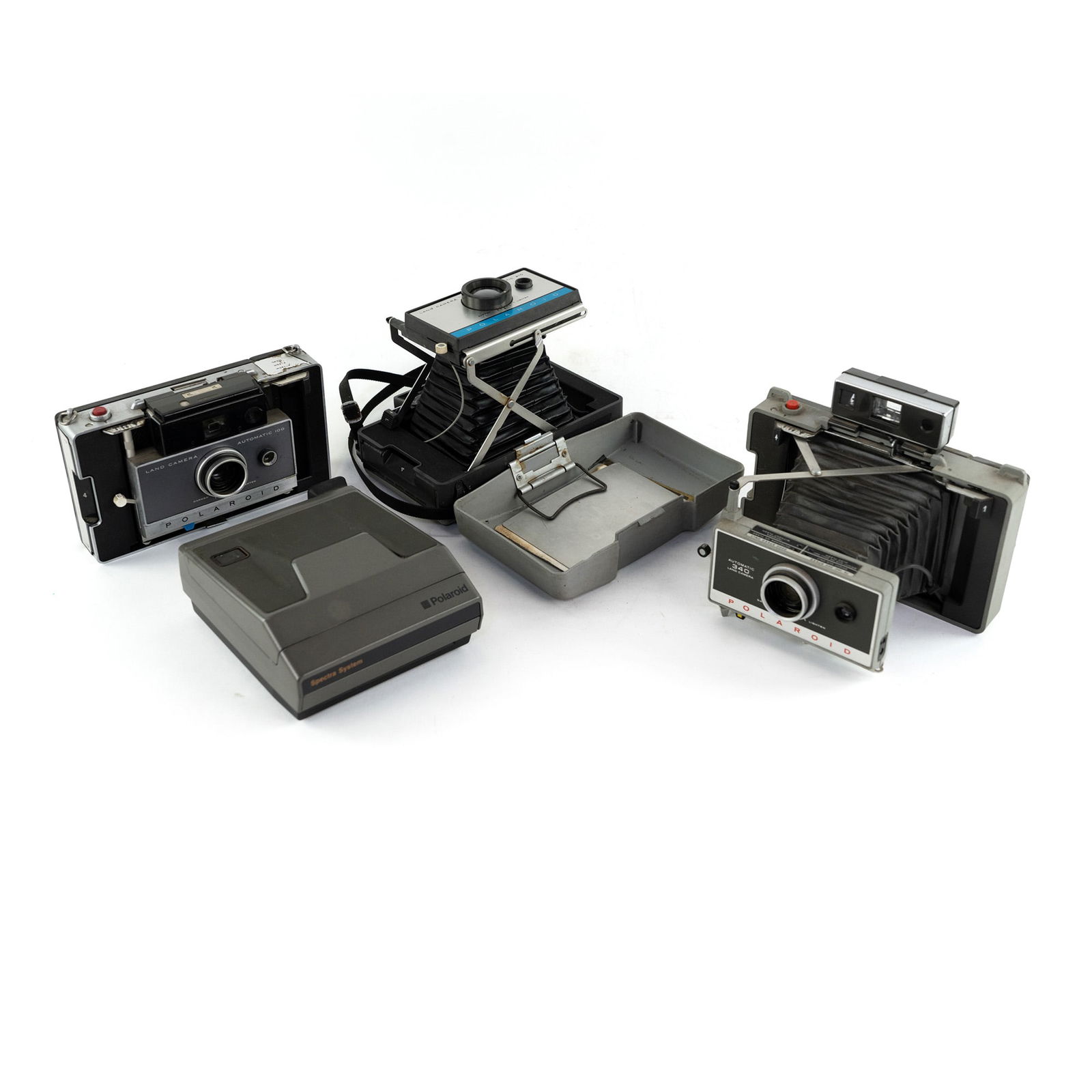 (4) Vintage Polaroid Automatic Cameras