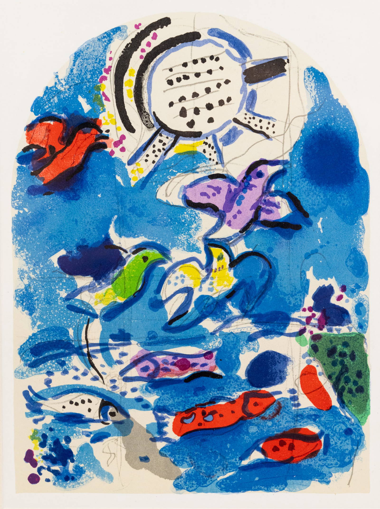 Marc Chagall 'reuben Ii' First Edition Lithograph Auction