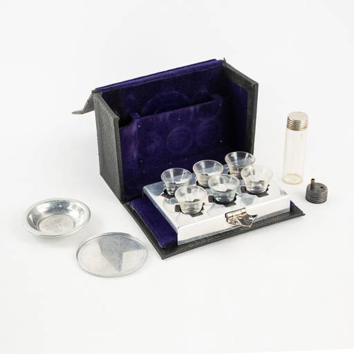 Silver Travel Holy Communion Last Rites Set