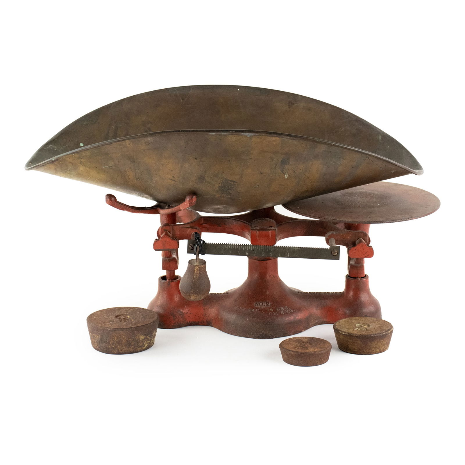 Red Detecto Model Number 2 Scale And Weights Auction