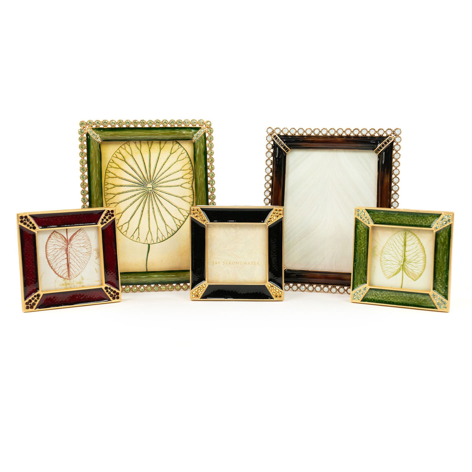 (5) Group Of Jay Strongwater Miniature Frames Auction