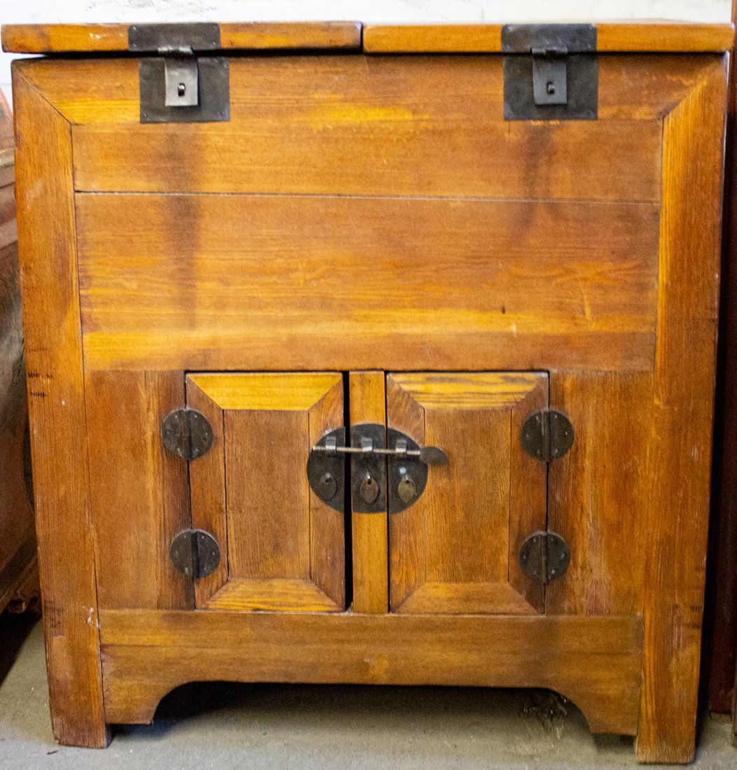 Mid 19th C. Oriental wood rice bin - Feb 12, 2020 | Noah's Ark Antiques ...