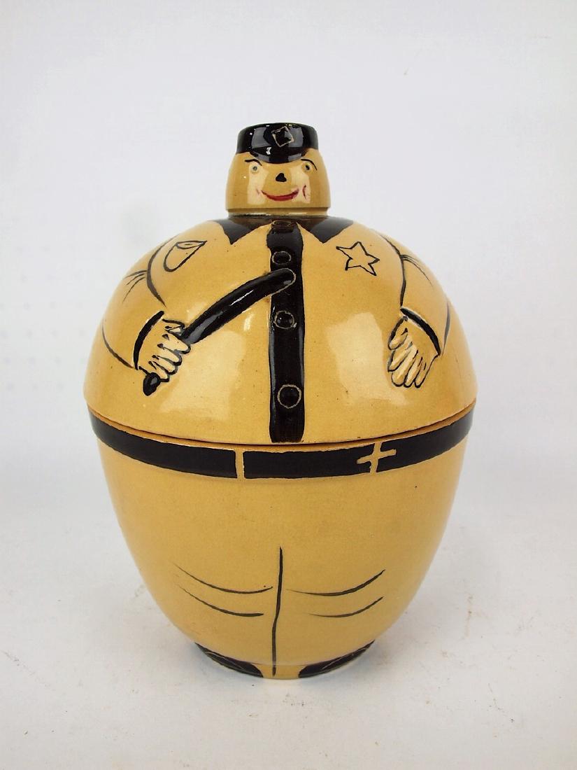 Watt pottery policeman cookie jar, hairline to lid - May 25, 2017 ...