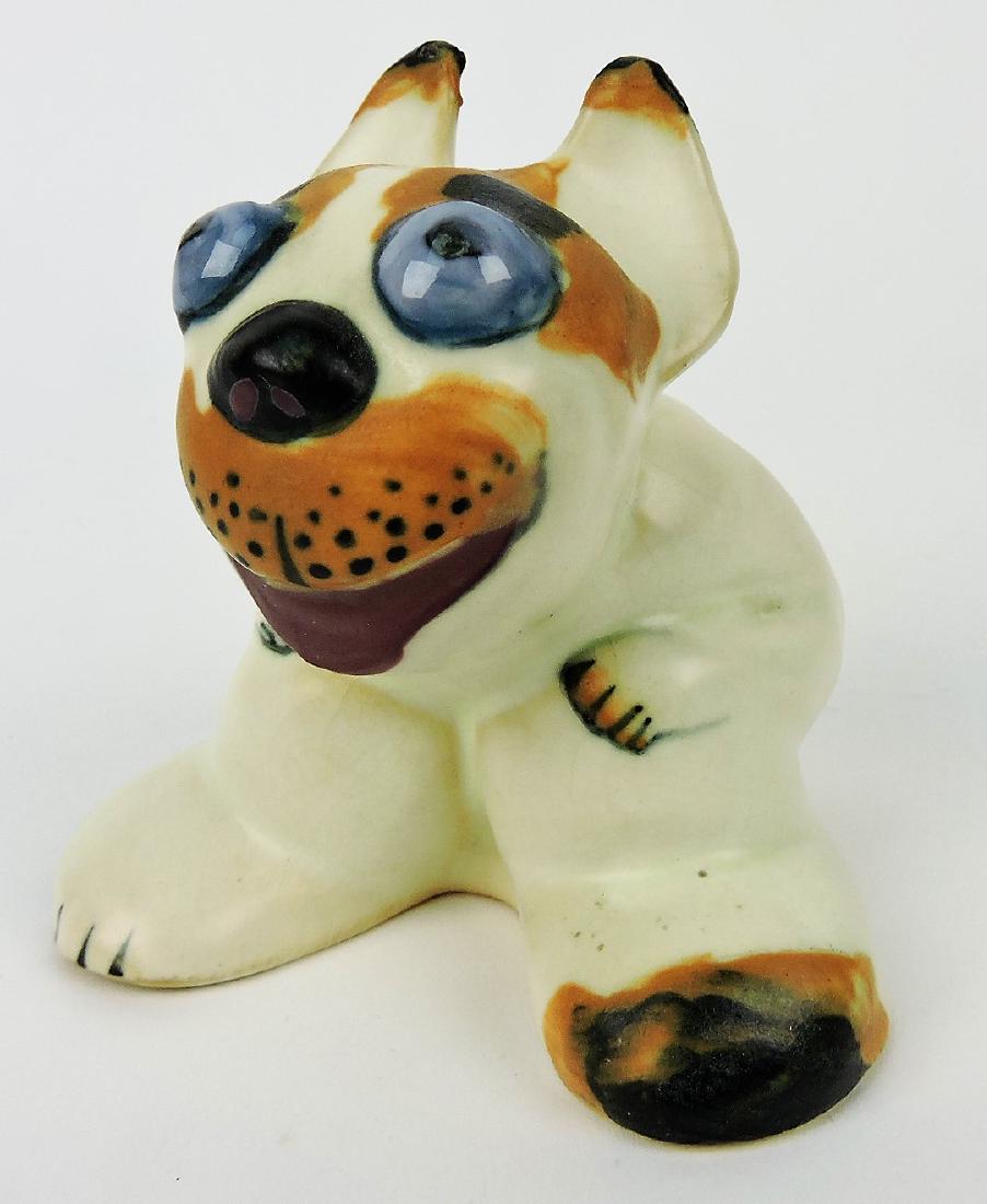 Weller Pop Eye art pottery dog