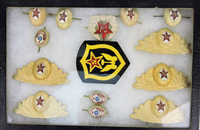 Russian Military Lot Of Insignia And