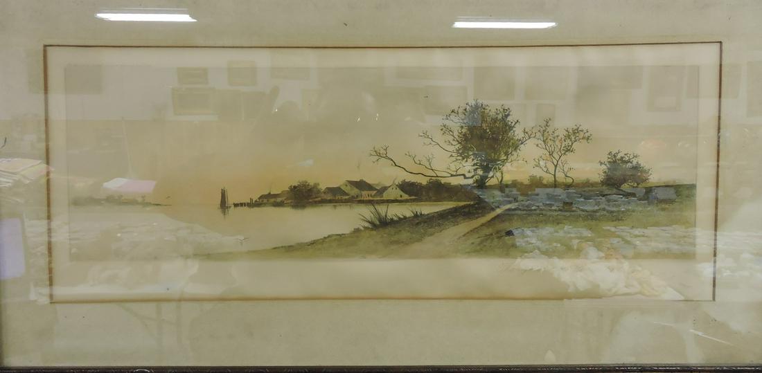 Ernest Rost Etching "the Oysterman's