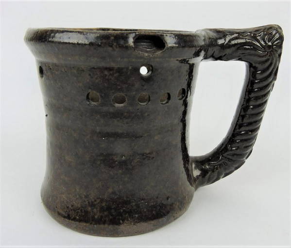 George Ohr pottery puzzle mug with - May 22, 2020 | Strawser Auction ...