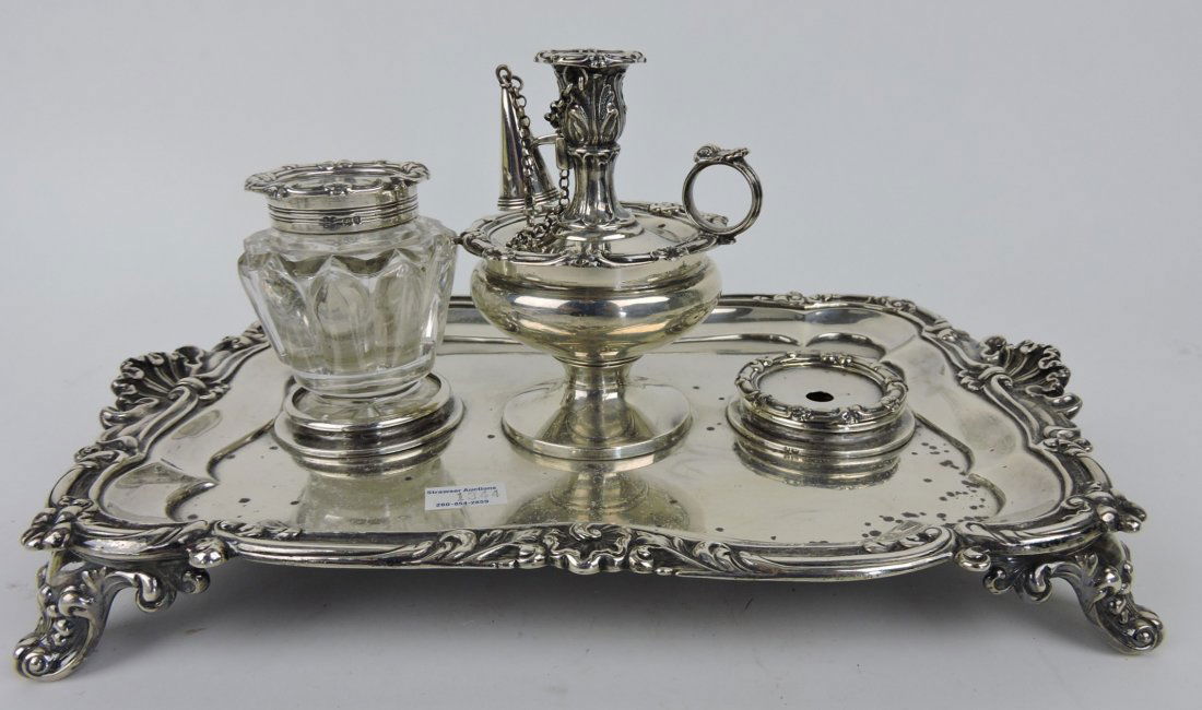 Silver Desk Stand With Hallmarks