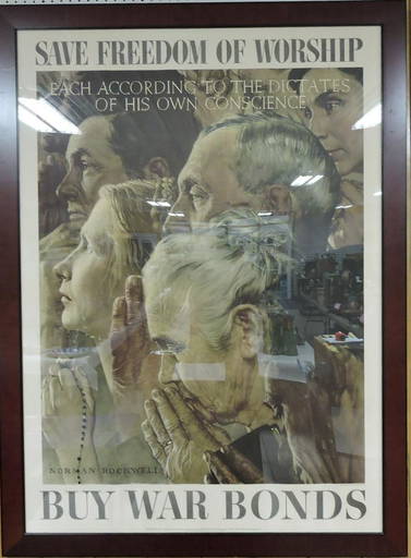 Norman Rockwell "save Freedom Of