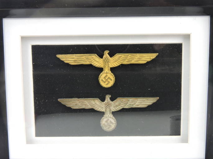 Wwii German Lot Of 2 Eagle Pins In