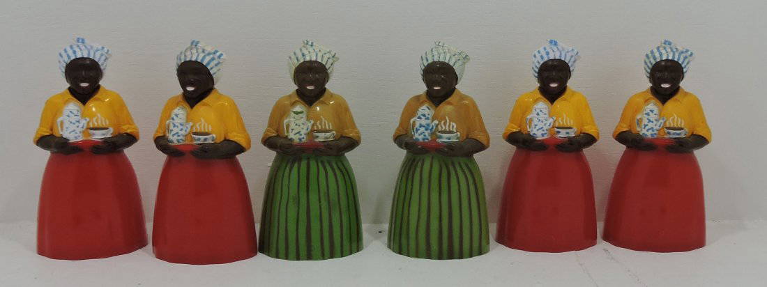 Black Americana F & F Plastic Mammy Lot Of