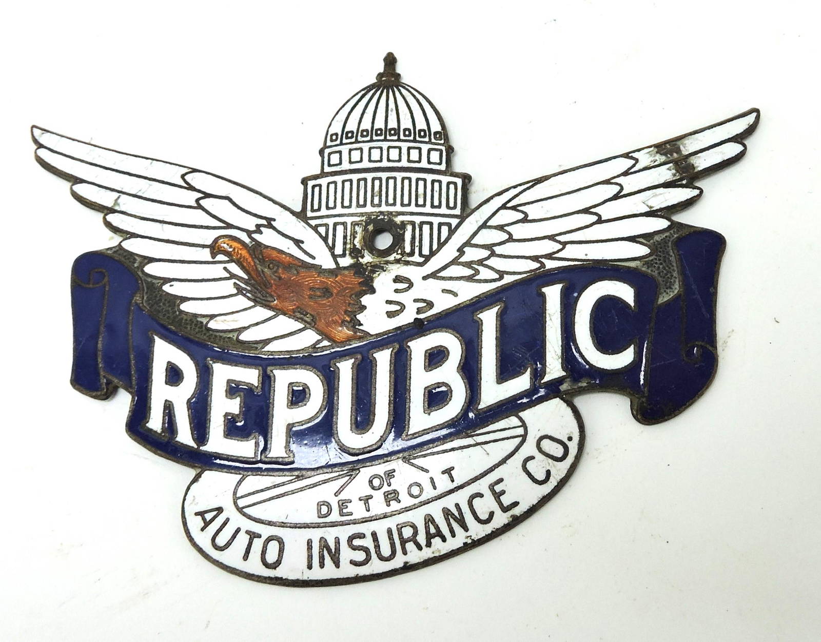 Republic Auto Insurance Porcelain Auction