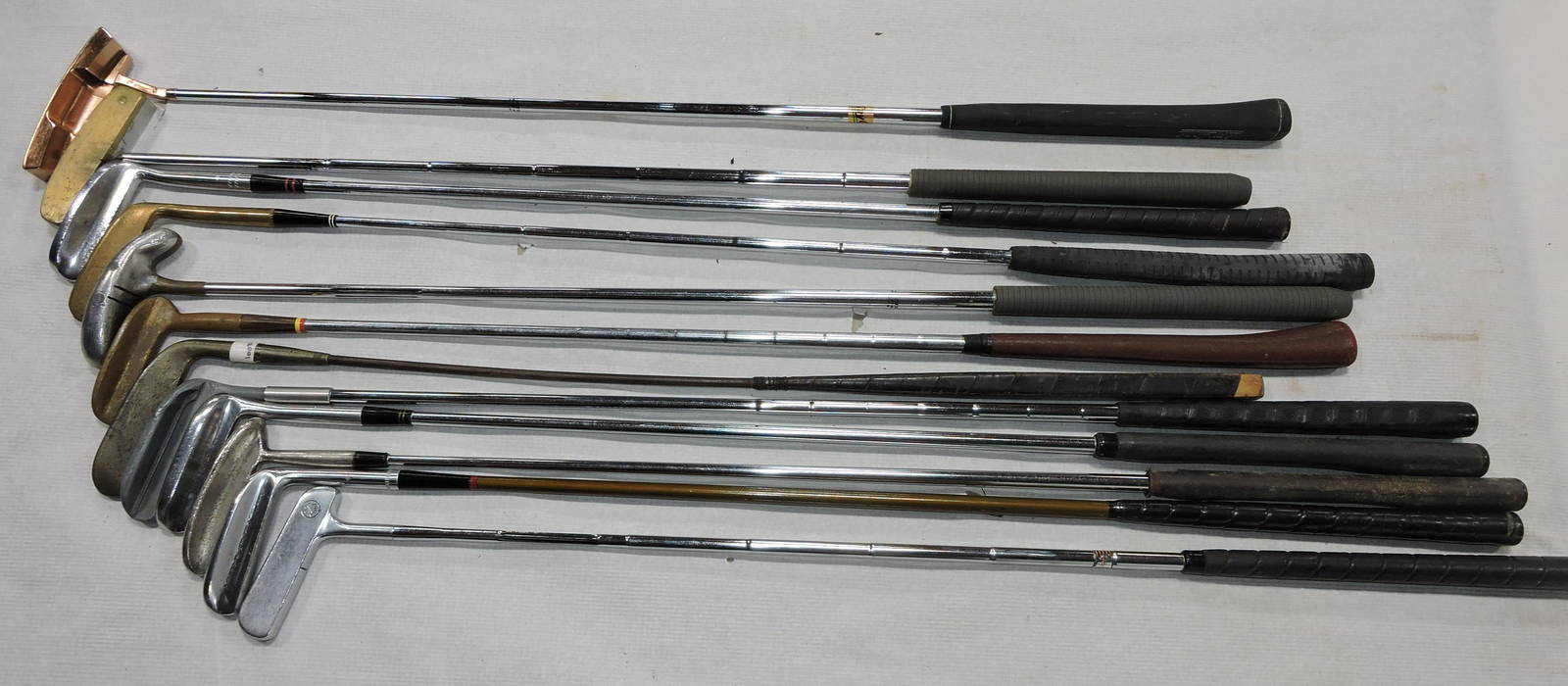 Lot Of 12 Golf Club Putters: Ray Cook, Auction