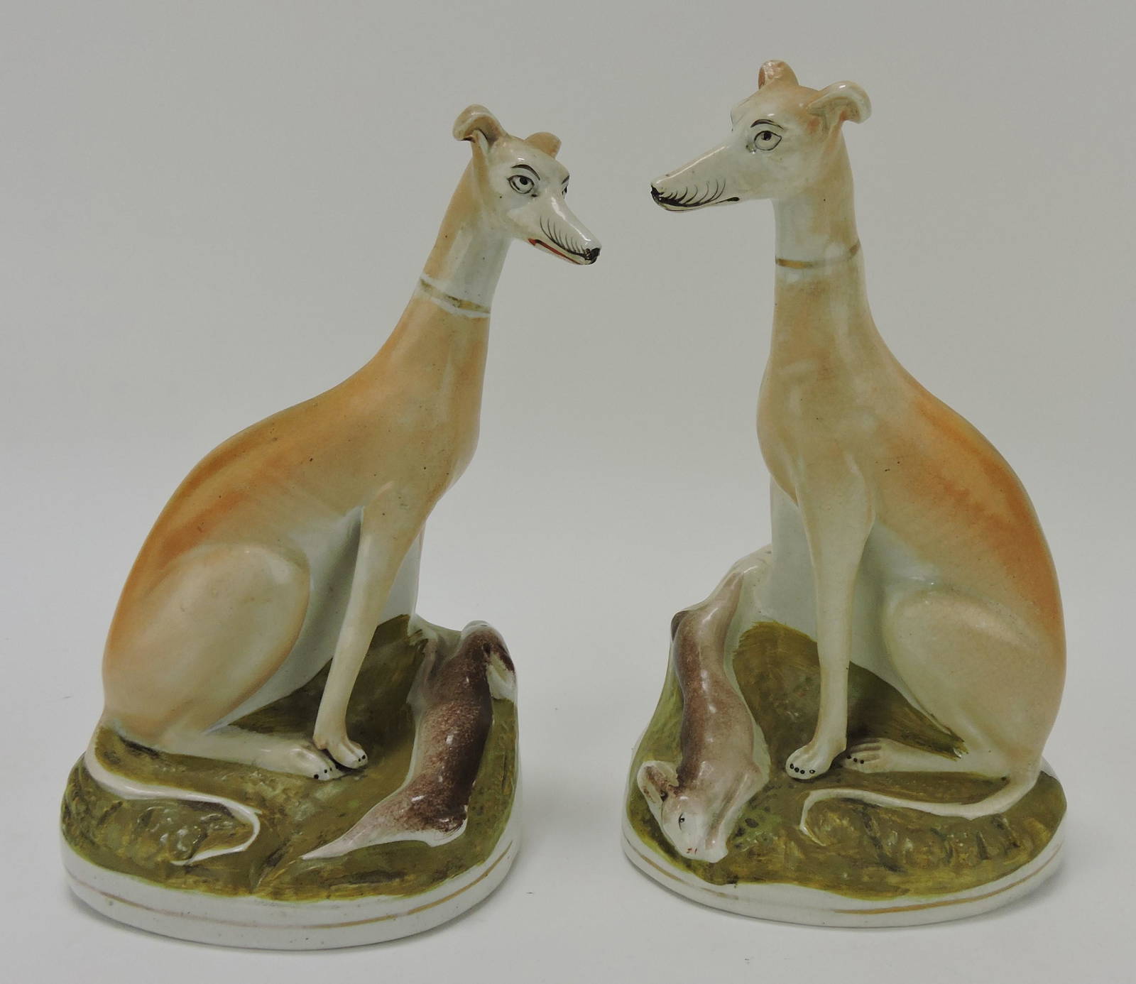 Staffordshire pair of Whippet dogs (#2121) on May 26, 2023 | Strawser ...