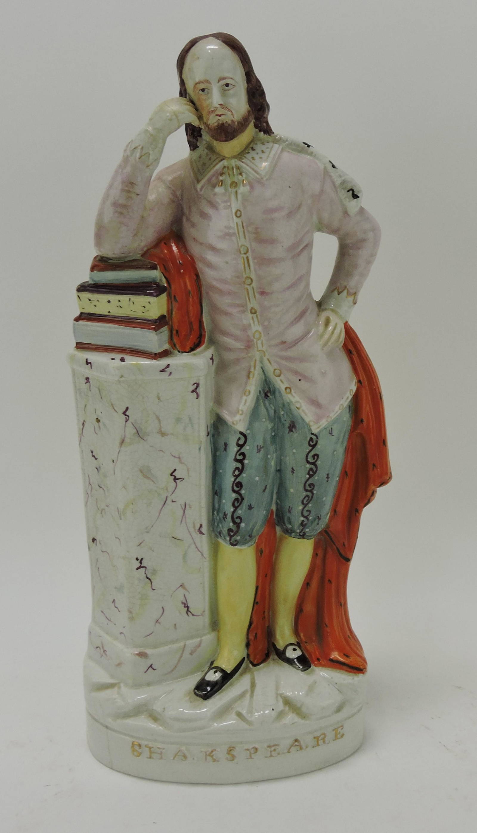 Staffordshire Figure Of Shakespeare, Auction