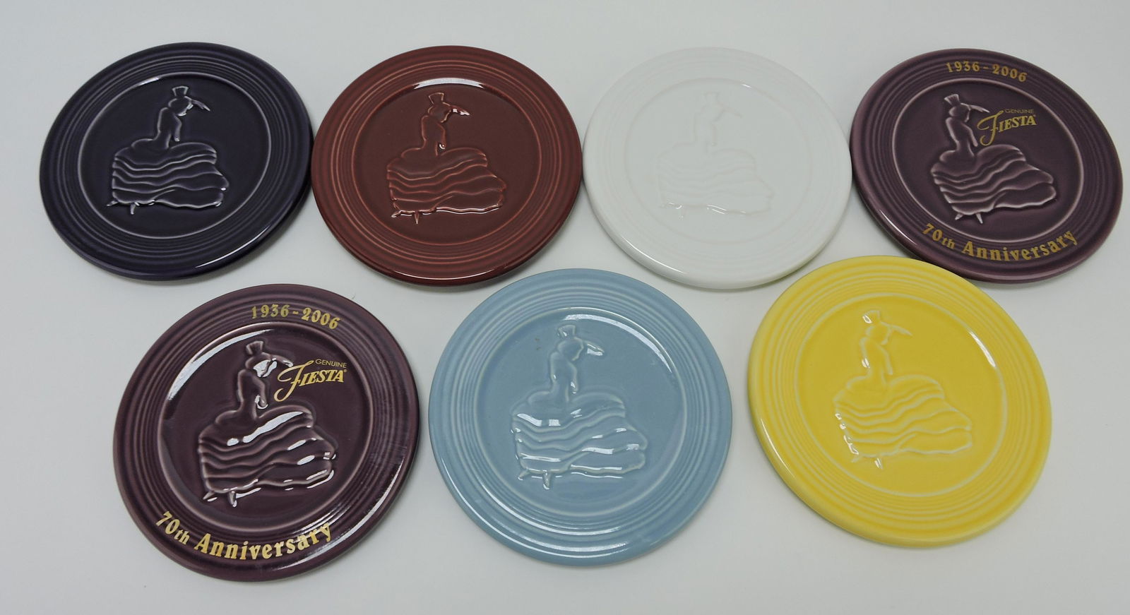 Fiesta Post 86 Dancing Lady Trivet Group,