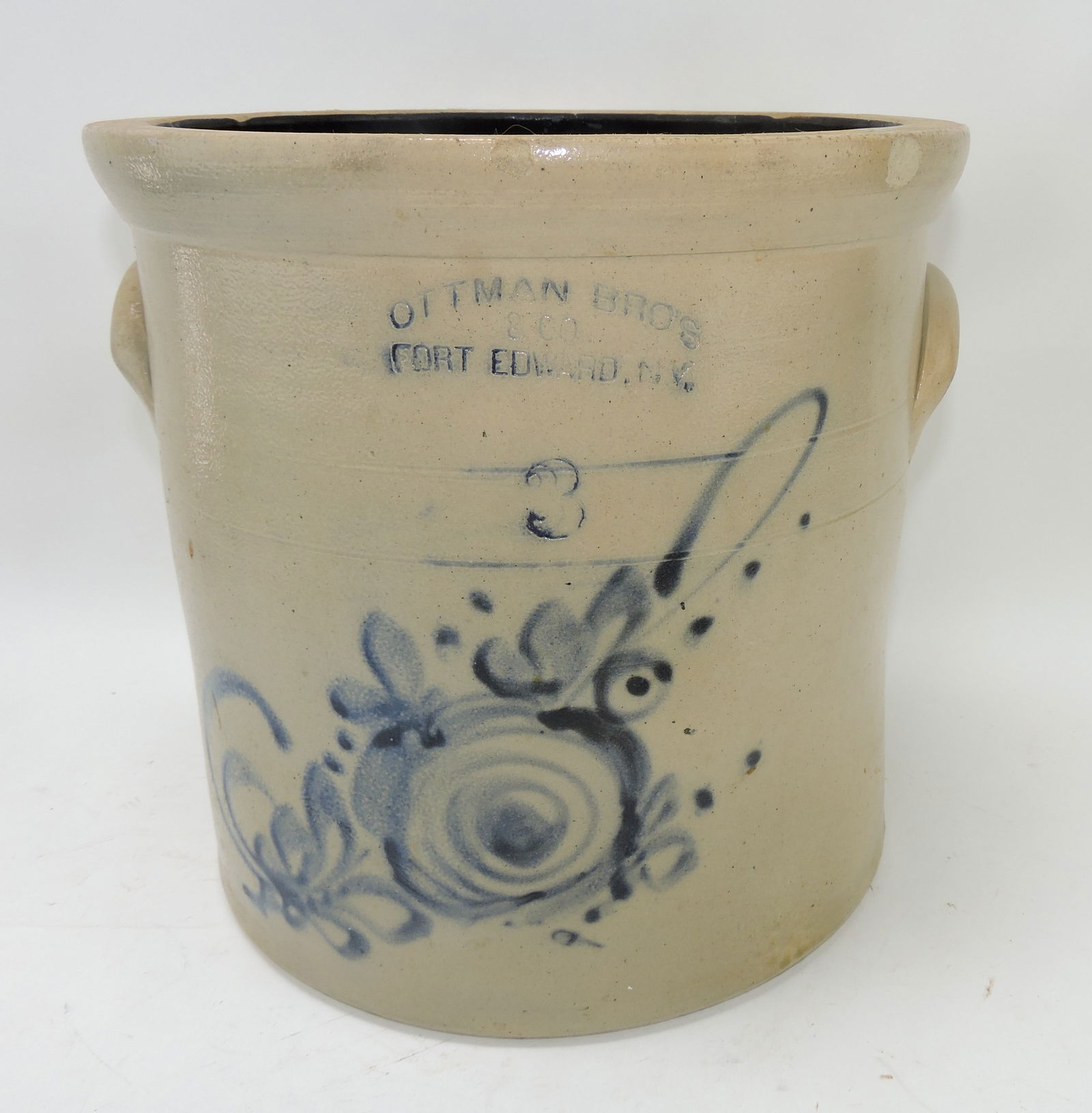 Ottman Bros. Fort Edward Ny Stoneware Auction
