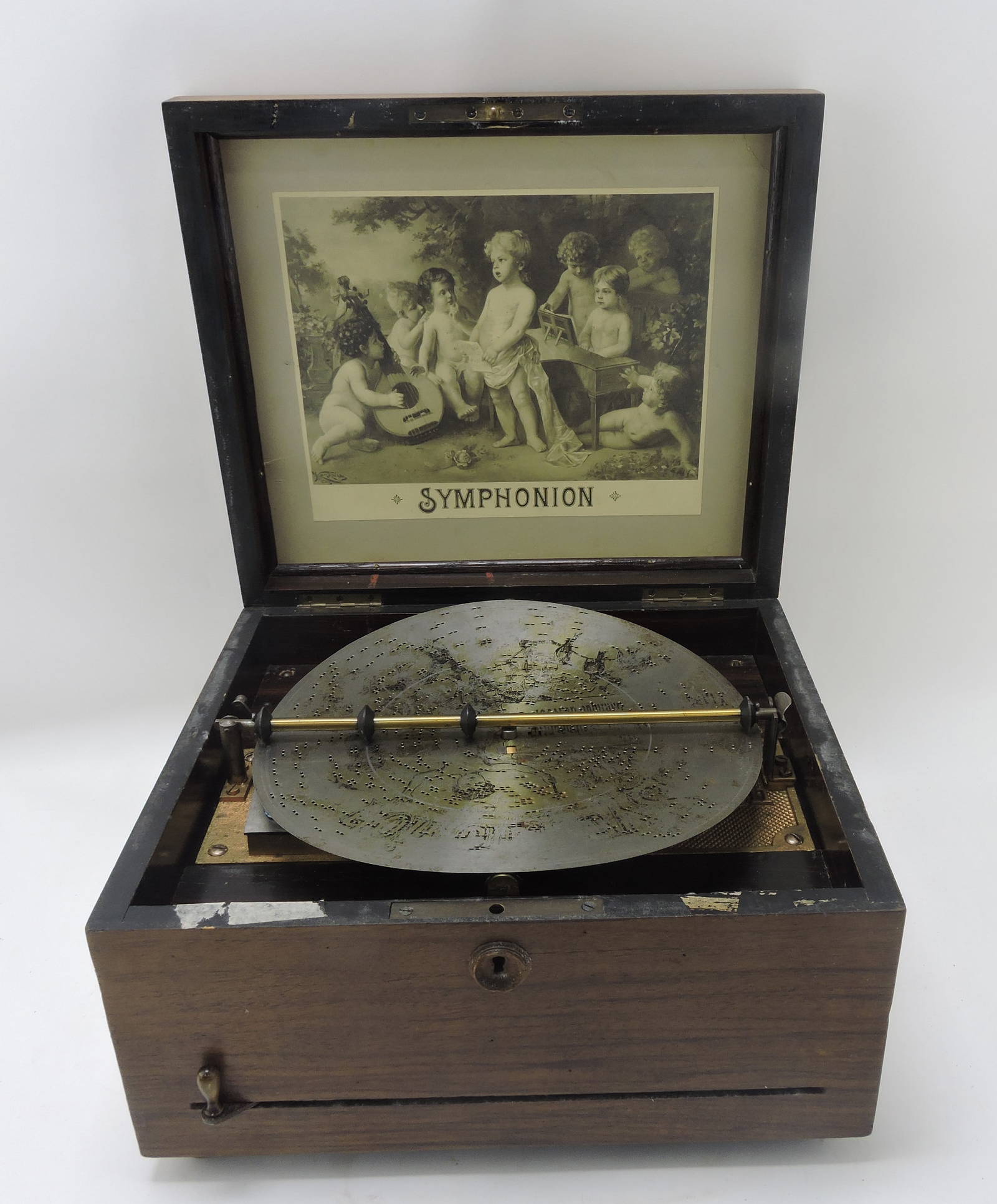 Symphonion Disc Music Box With Auction