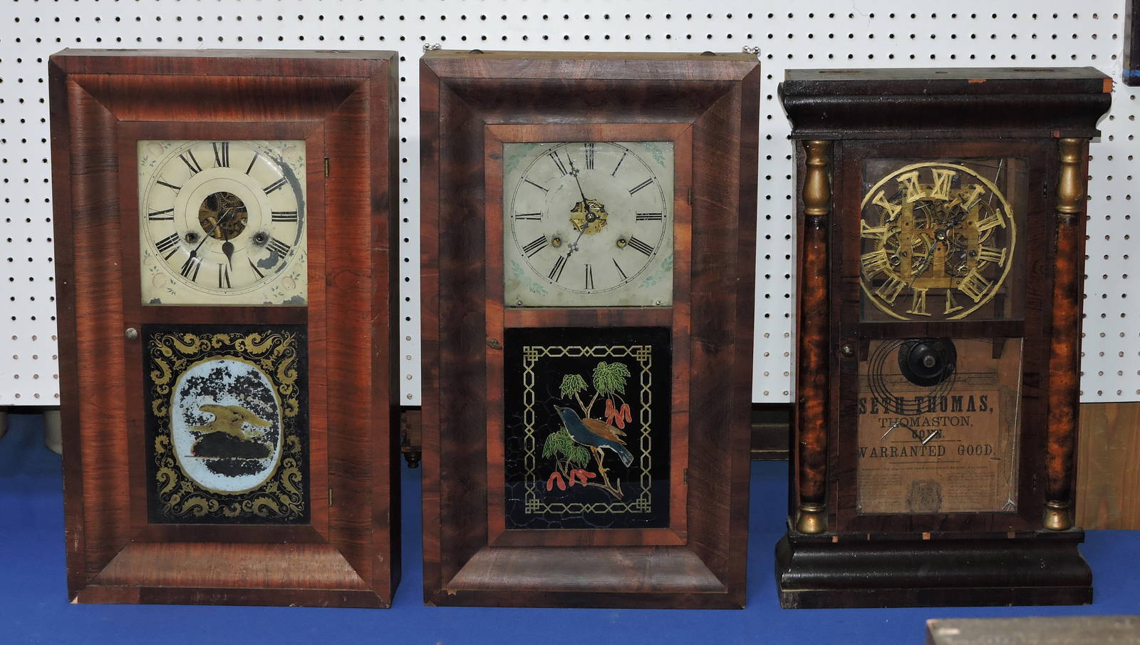 Lot Of 3 Weight Clocks, Various Condition Auction
