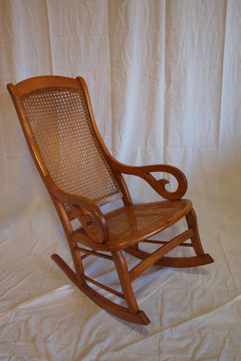 Lincoln rocker with cane back and seat - Sep 26, 2012 | Strawser ...