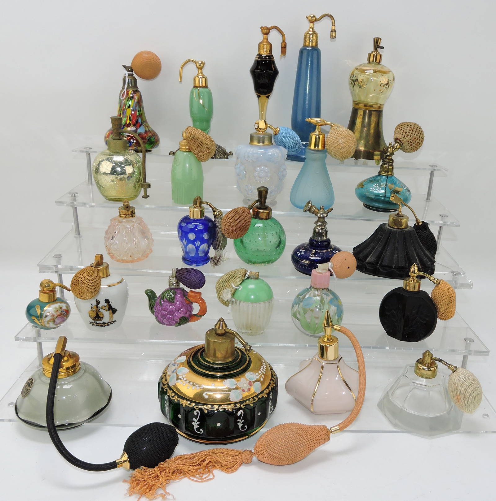 Lot Of 25 Perfume Bottles Auction