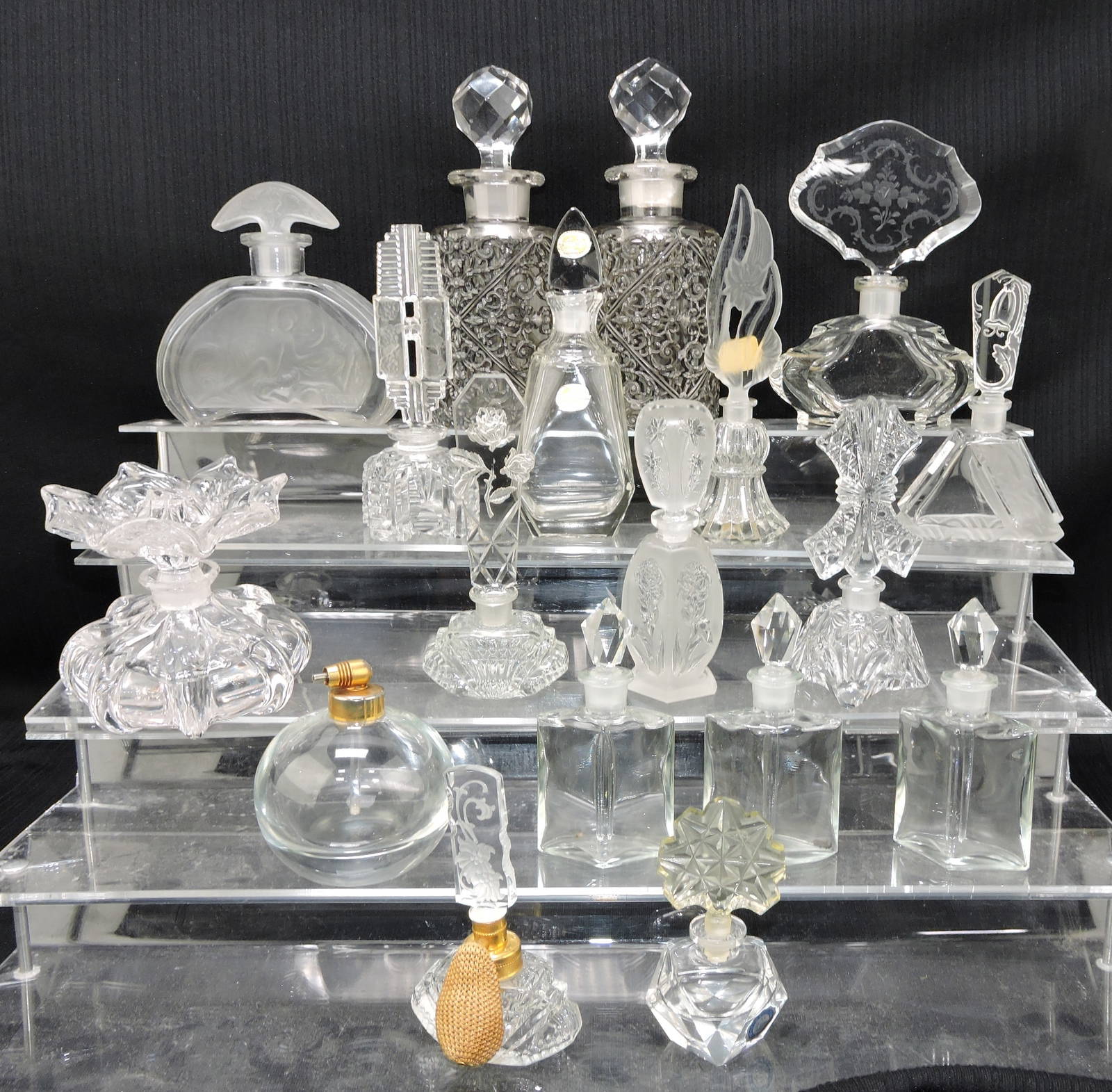 Lot Of 18 Perfume Bottles Auction