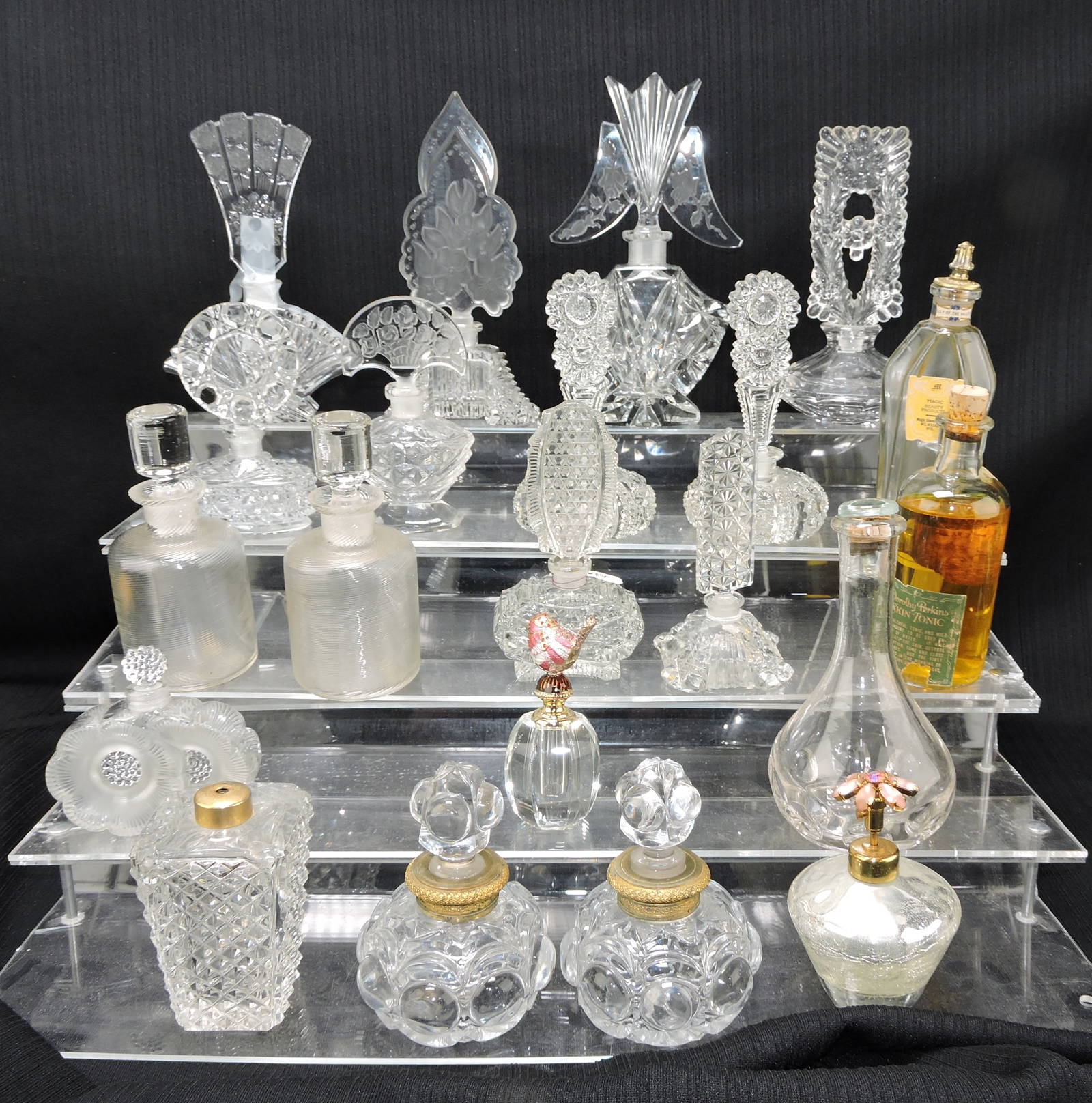 Lot Of 21 Perfume Bottles Auction