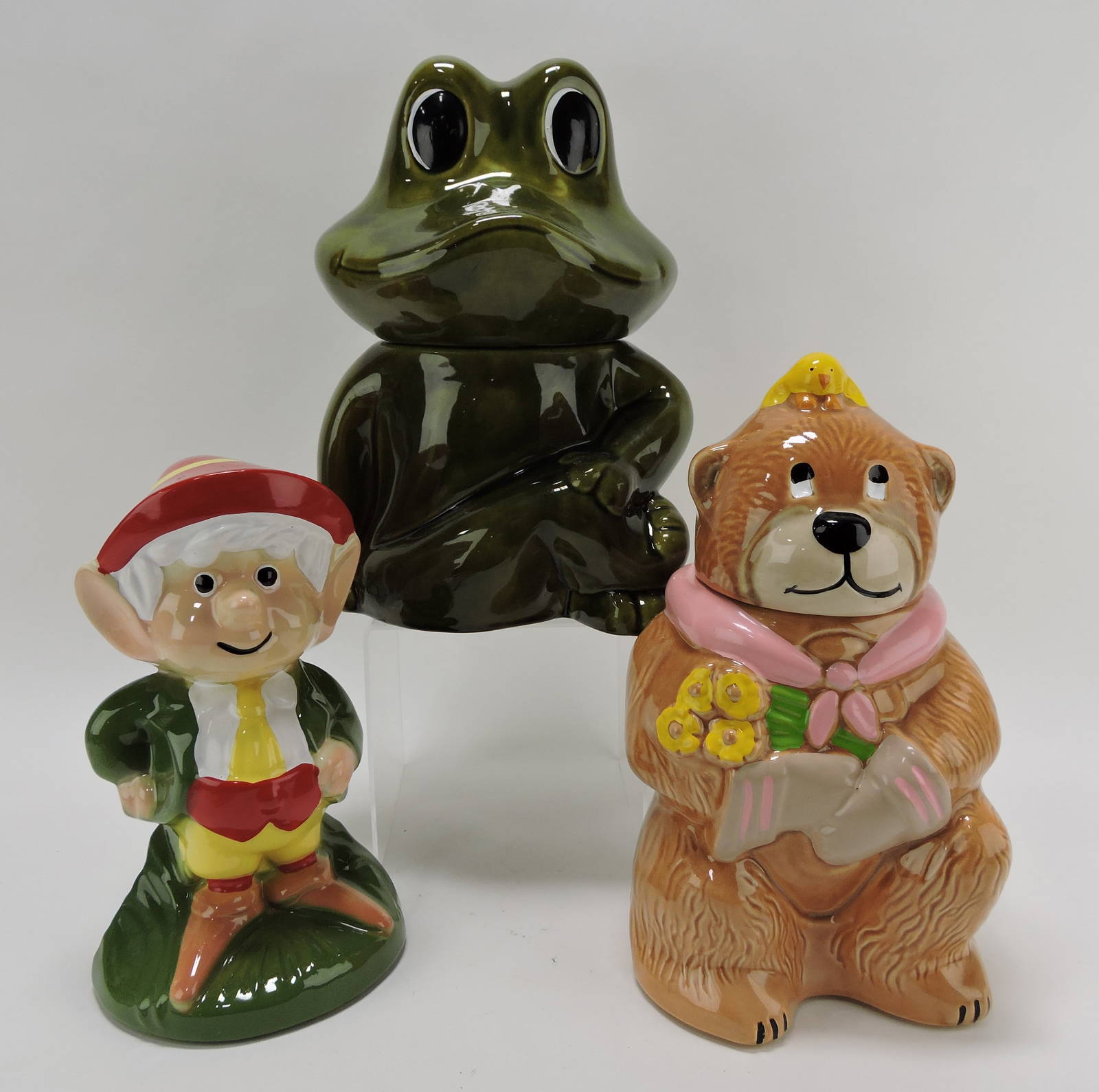 Sears Neil The Frog Cookie Jar, Keebler Auction