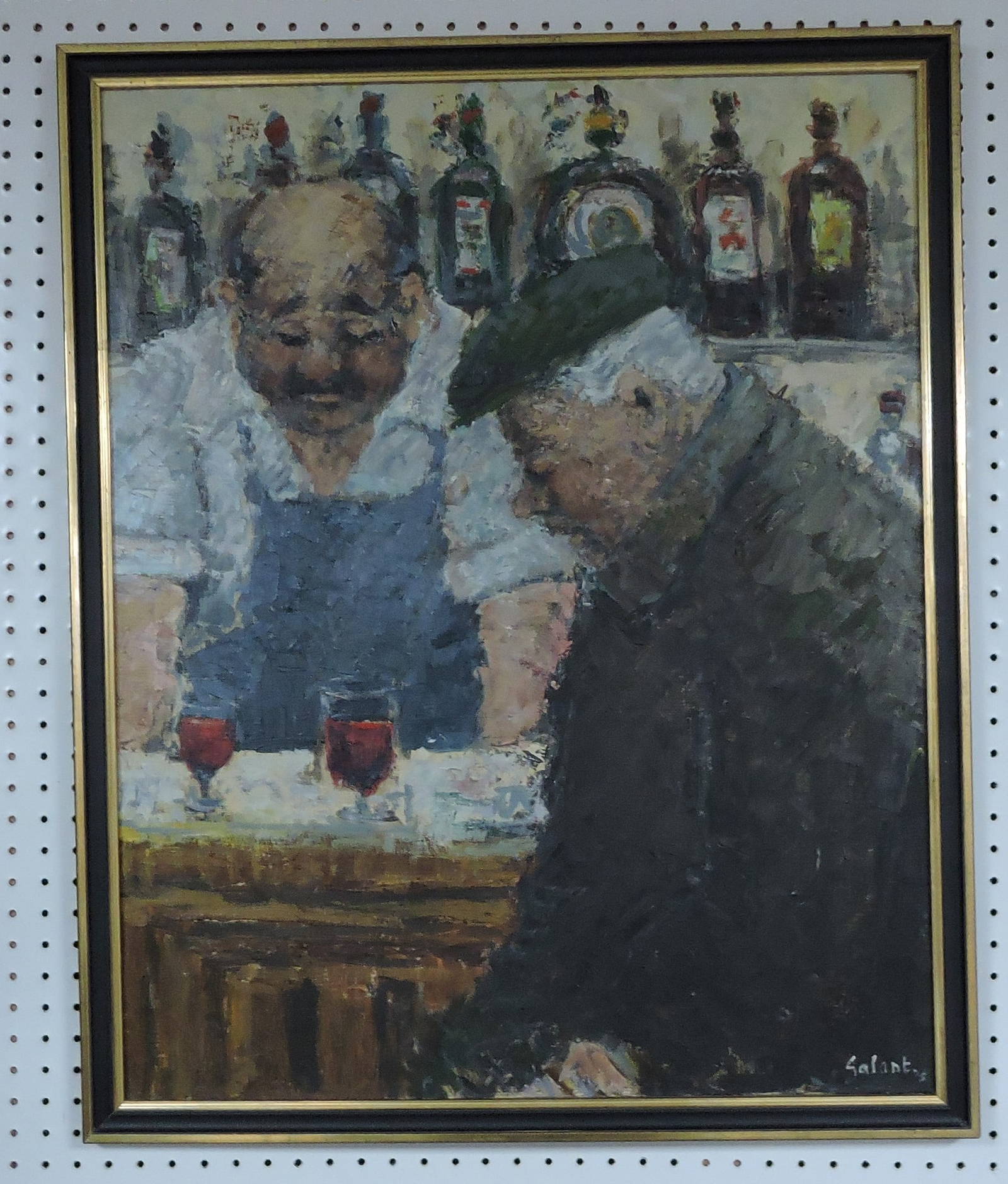 Oil On Canvas By Rene Galant (1914-97) Auction