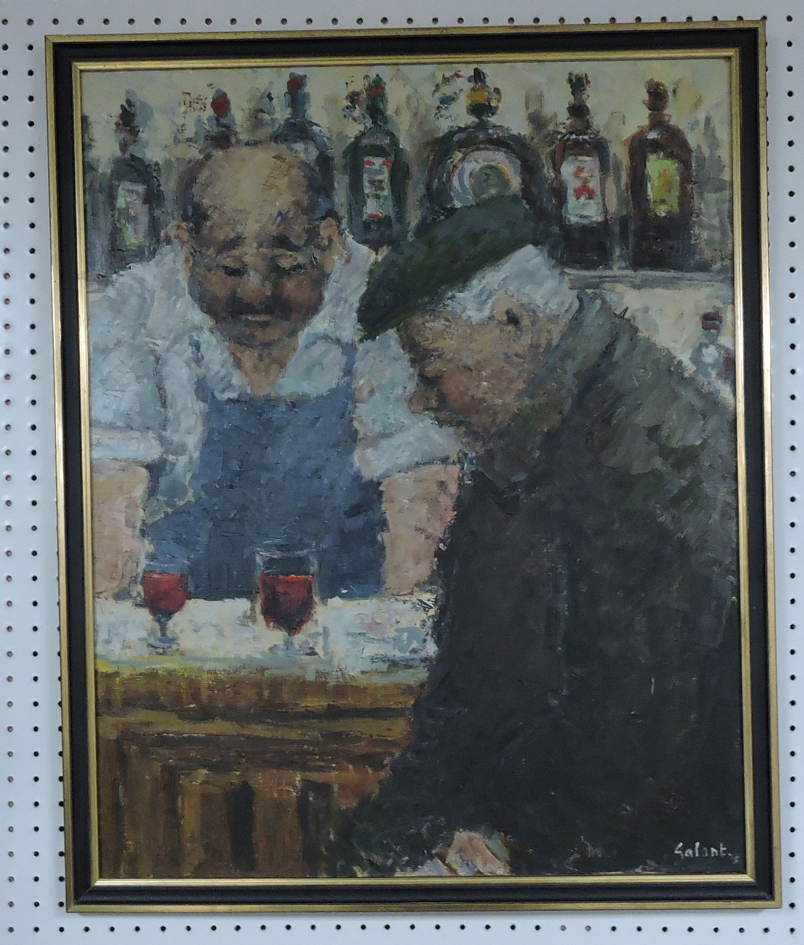 Oil On Canvas By Rene Galant (1914-97) Auction