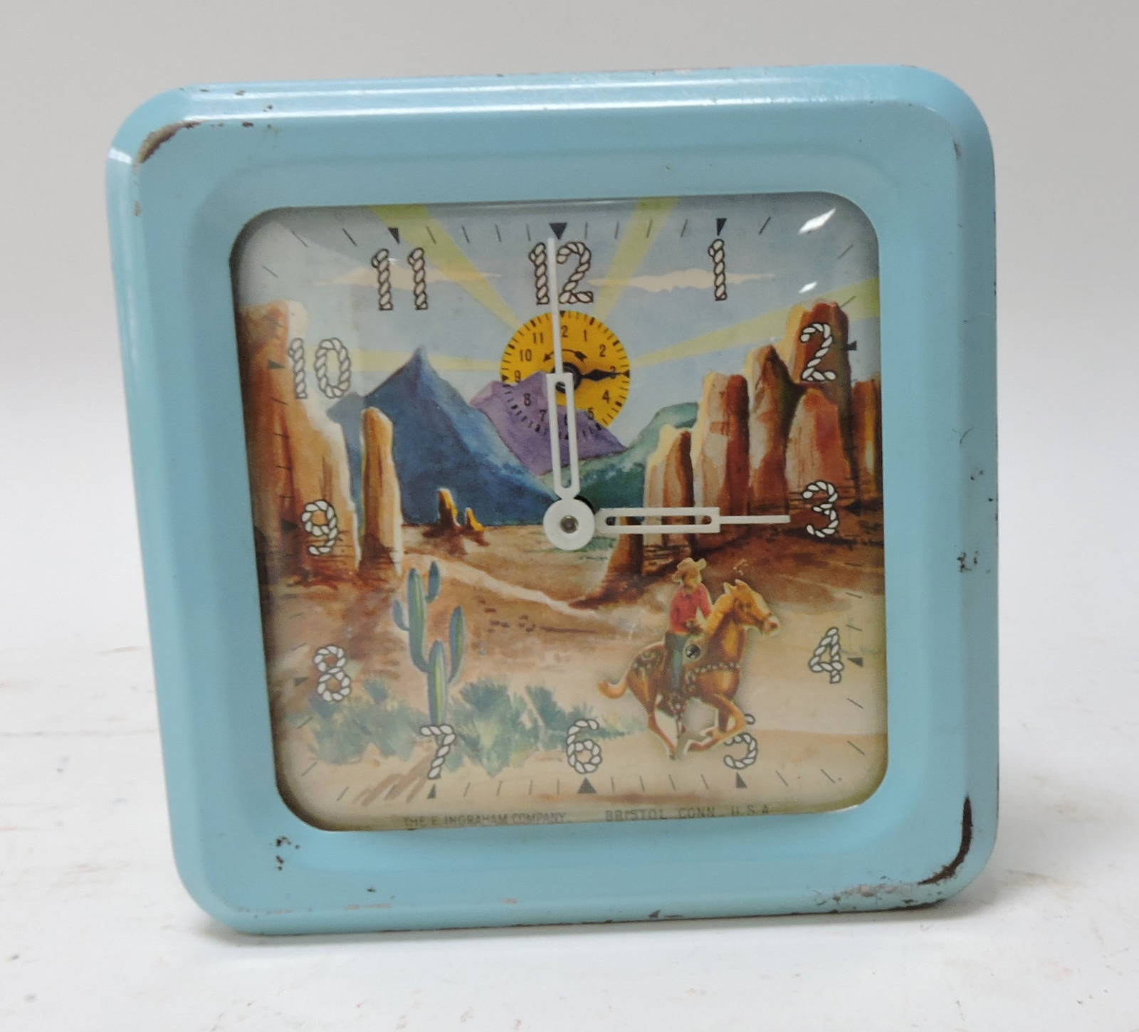 Ingraham Cowboy Alarm Clock Auction