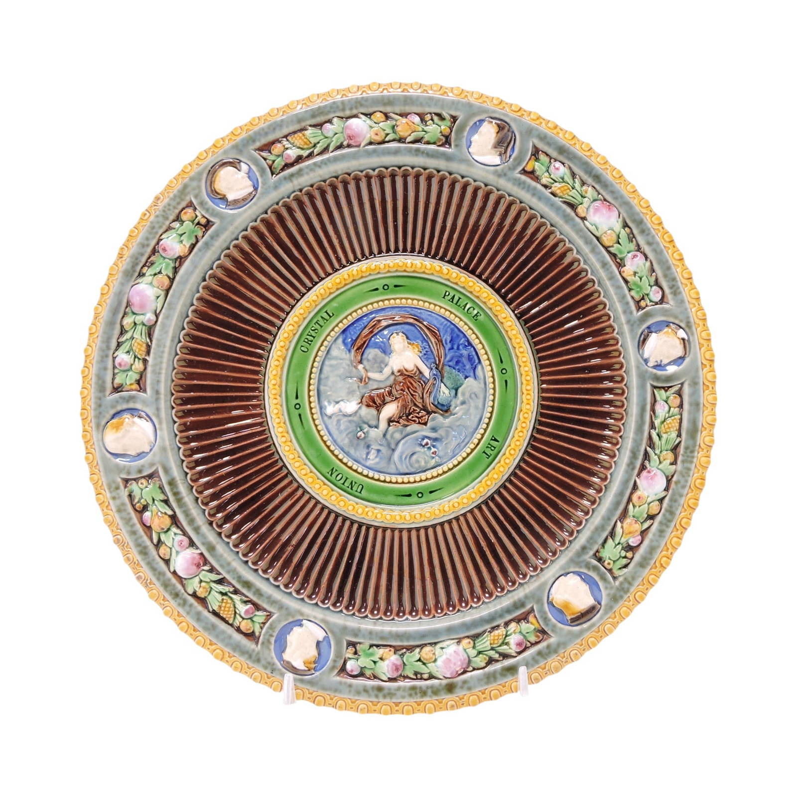Minton Majolica Renaissance Plate Auction