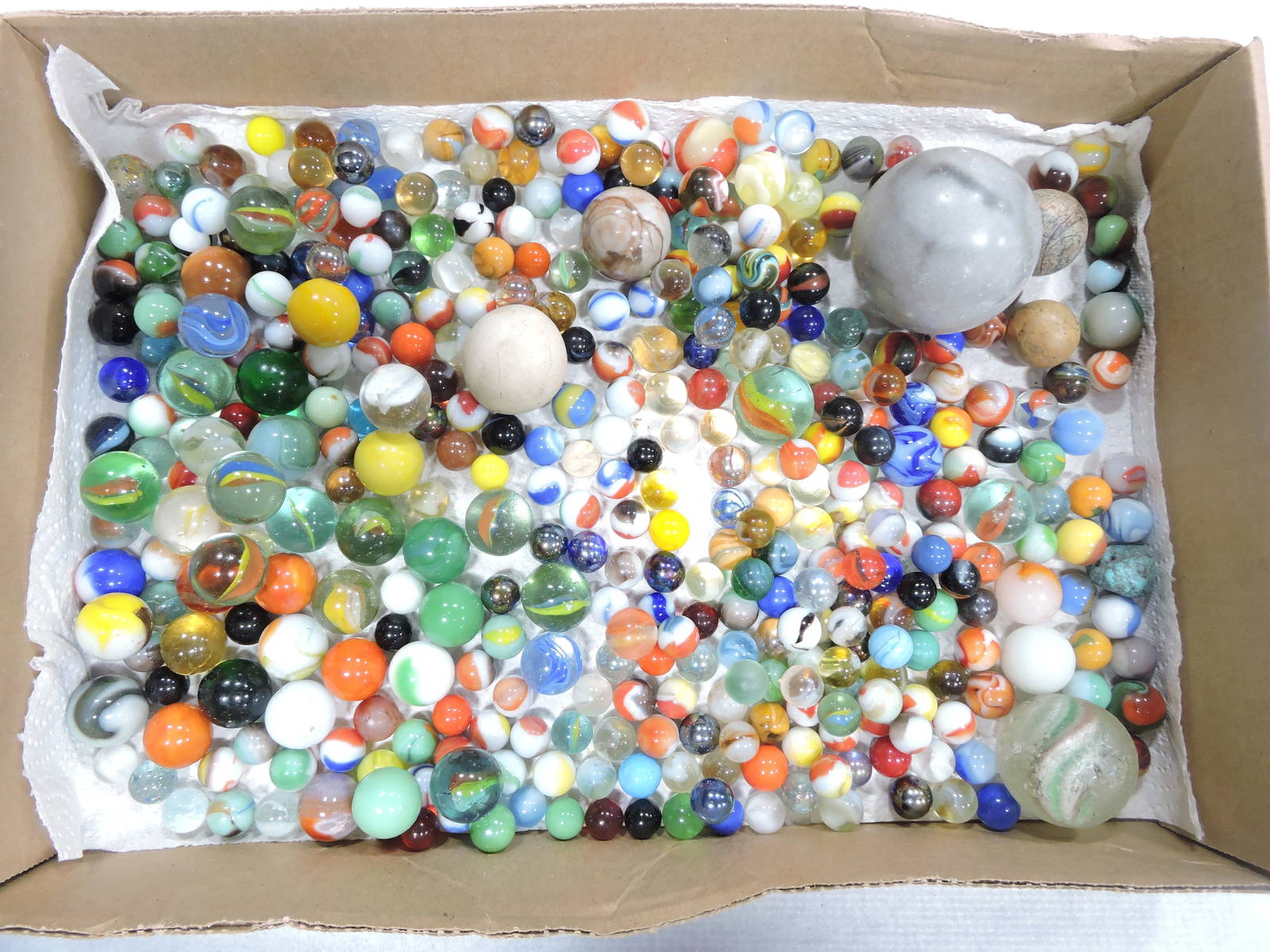 Box Of Marbles Auction