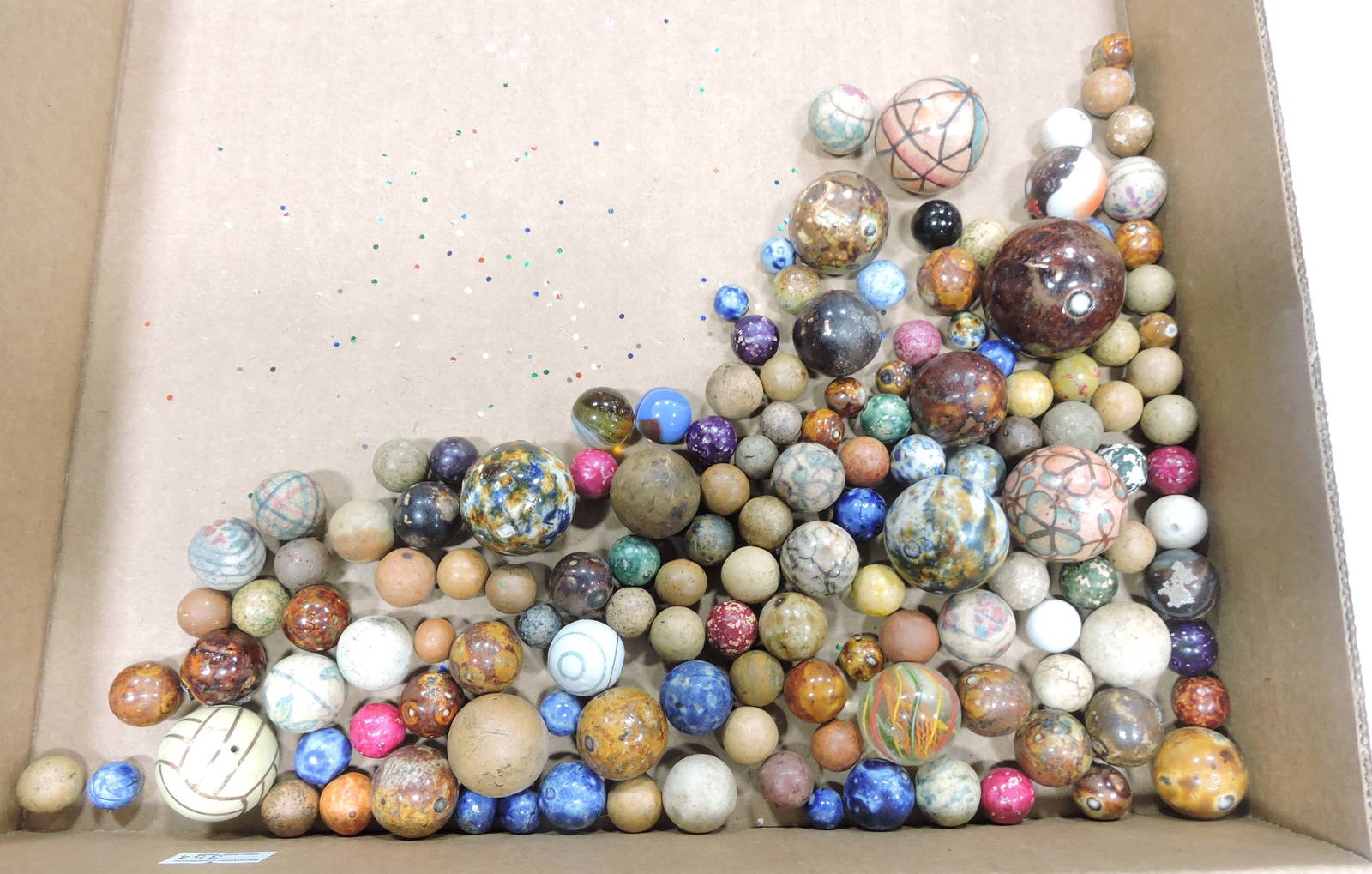 Box Of Marbles Auction