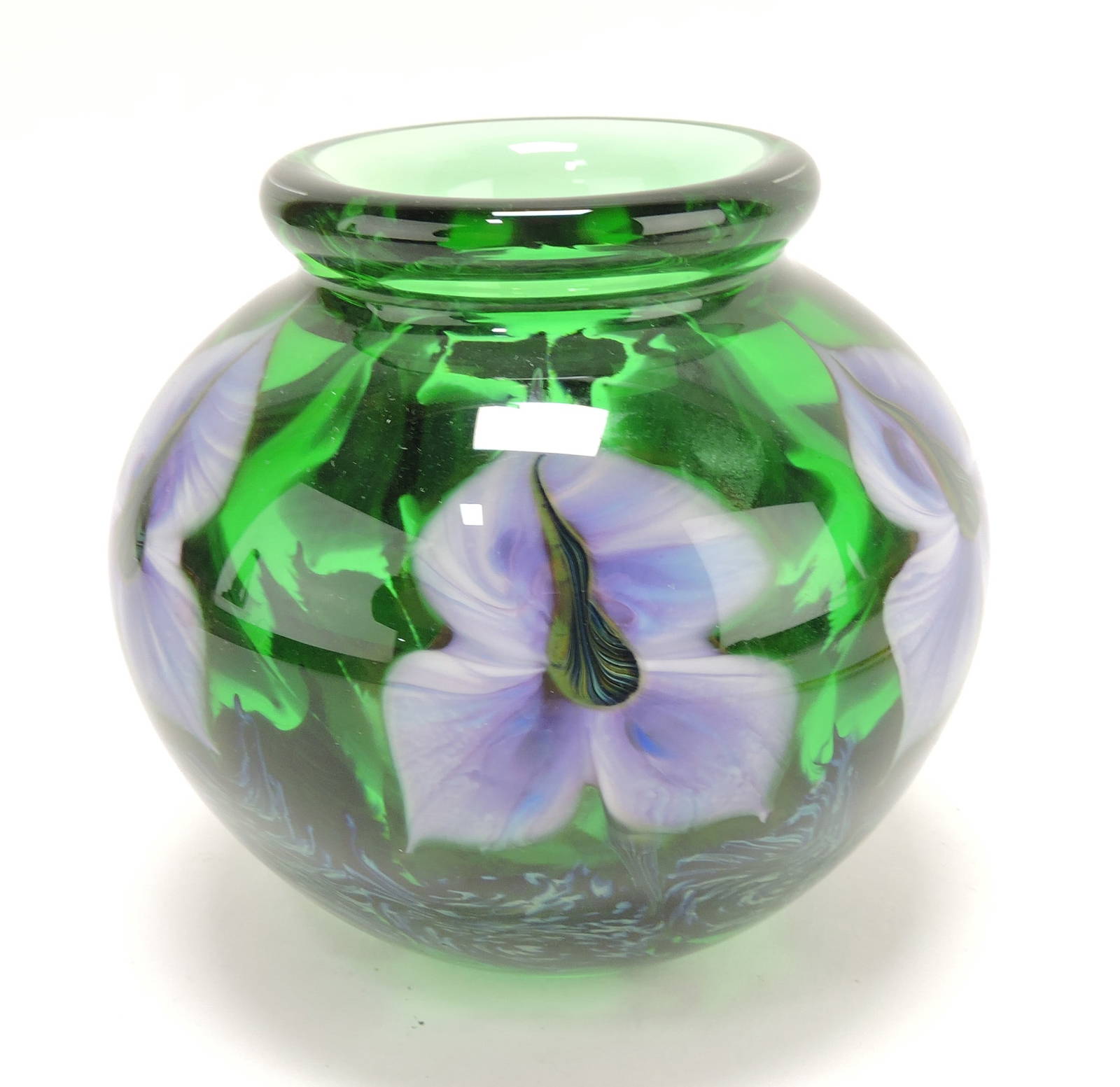 Daniel Lotton 5" Art Glass Vase Auction