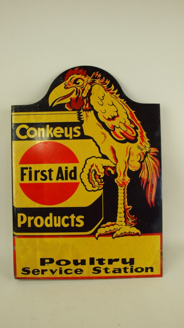 Rare advertising sign "Conkeys"