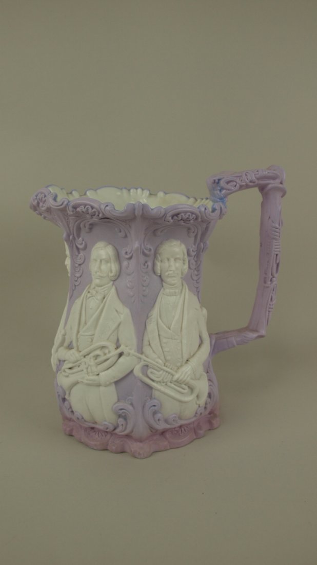 Samuel Alcock lavender pitcher "The Distin Family - The