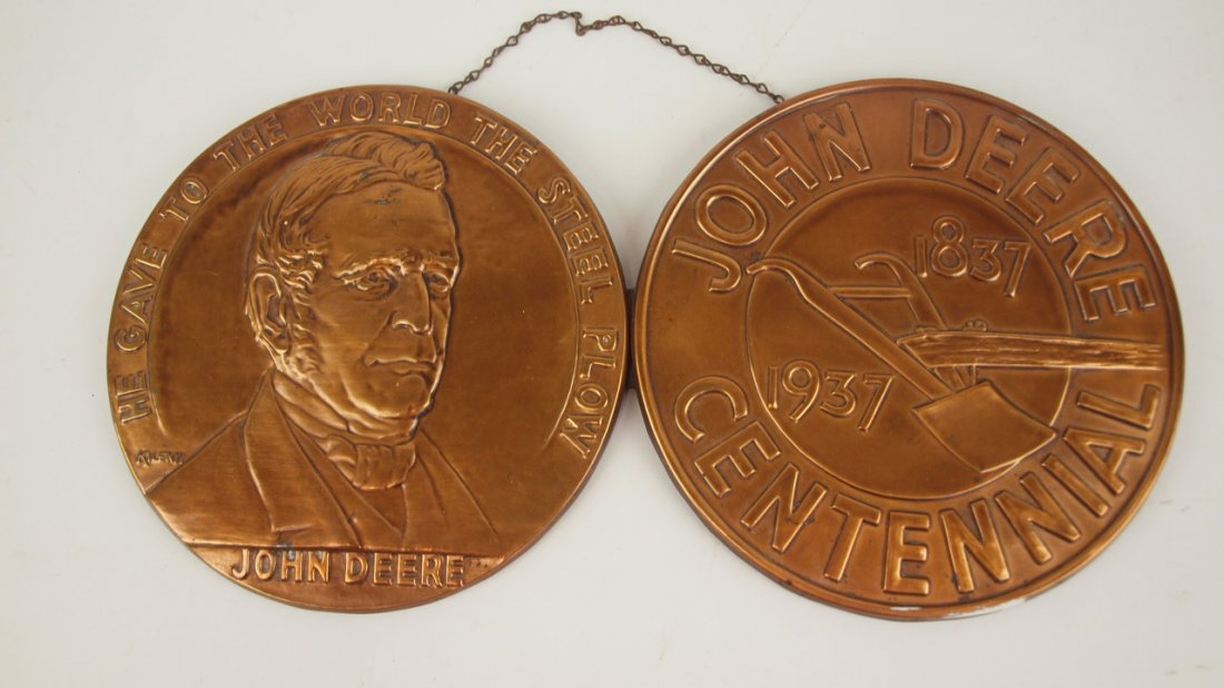 Rare John Deere copper coin centennial sign 1837-1937, - Sep 23, 2015 ...