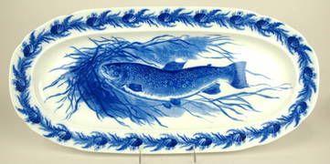 Flow Blue Fish Platter