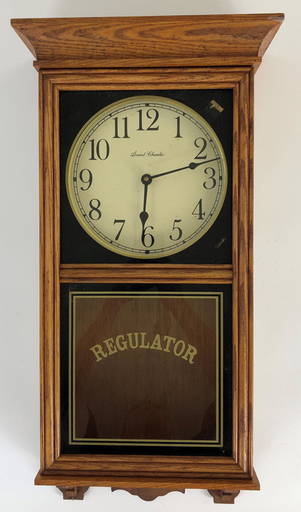 Saint Charles Oak Regulator Clock