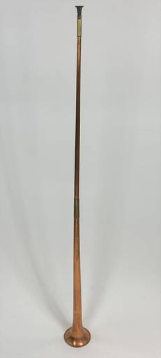 19th Century Copper And Brass Stage Coach Horn