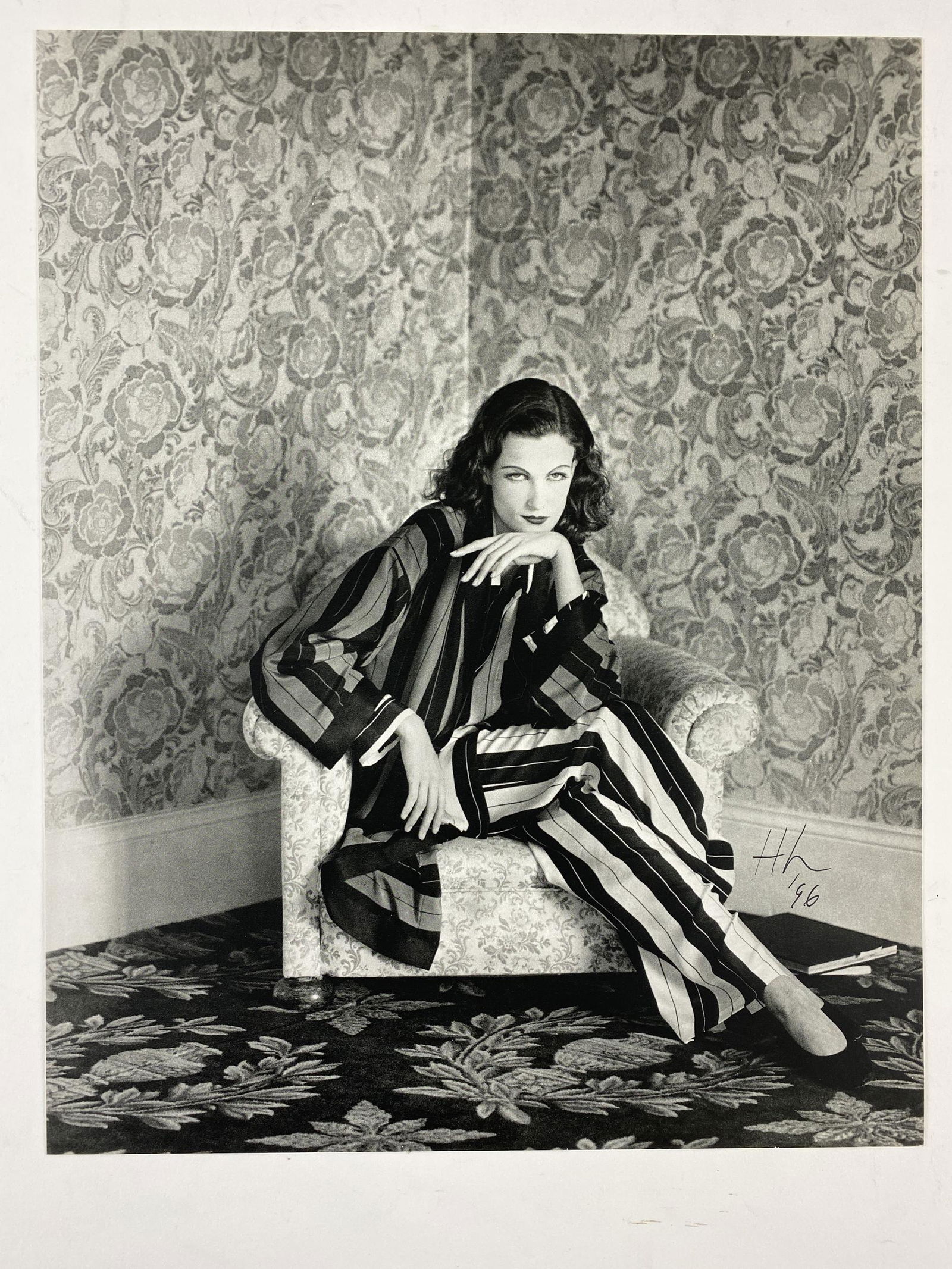 Pair Of Herb Ritts Signed Toned Photographs