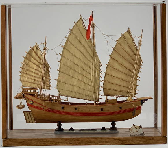 Chinese Junk Model Ship, 18th Century