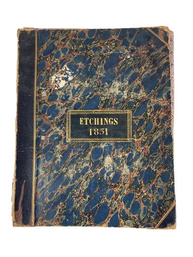 1851 Book Of English Etchings With Copious Notes
