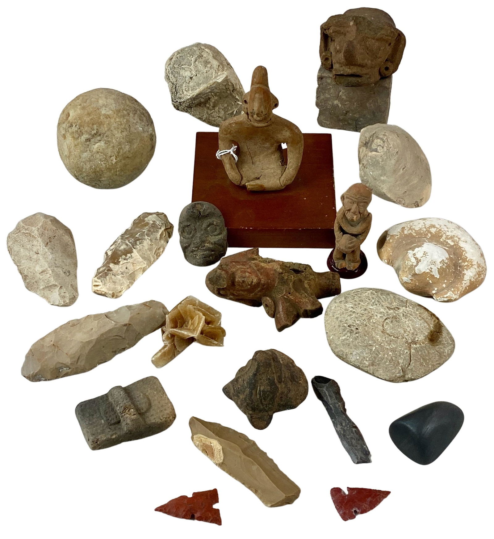 Large Group Of Pre Columbian Artifacts