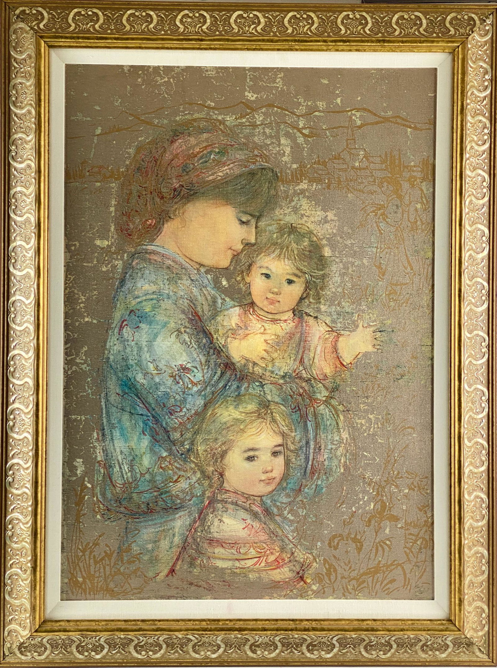 Fine Collection Of Edna Hibel Framed Lithographs