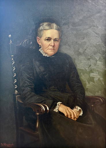 Portrait Of Col. Thomas Coleman And Wife By A.o. Revenaugh