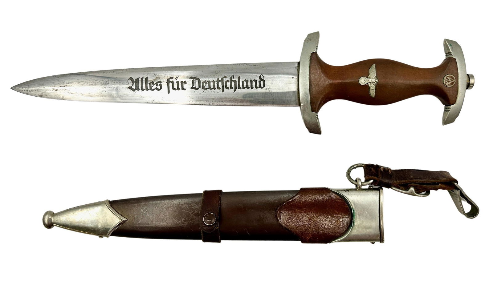 Ww2 German Sa Dagger And Scabbard
