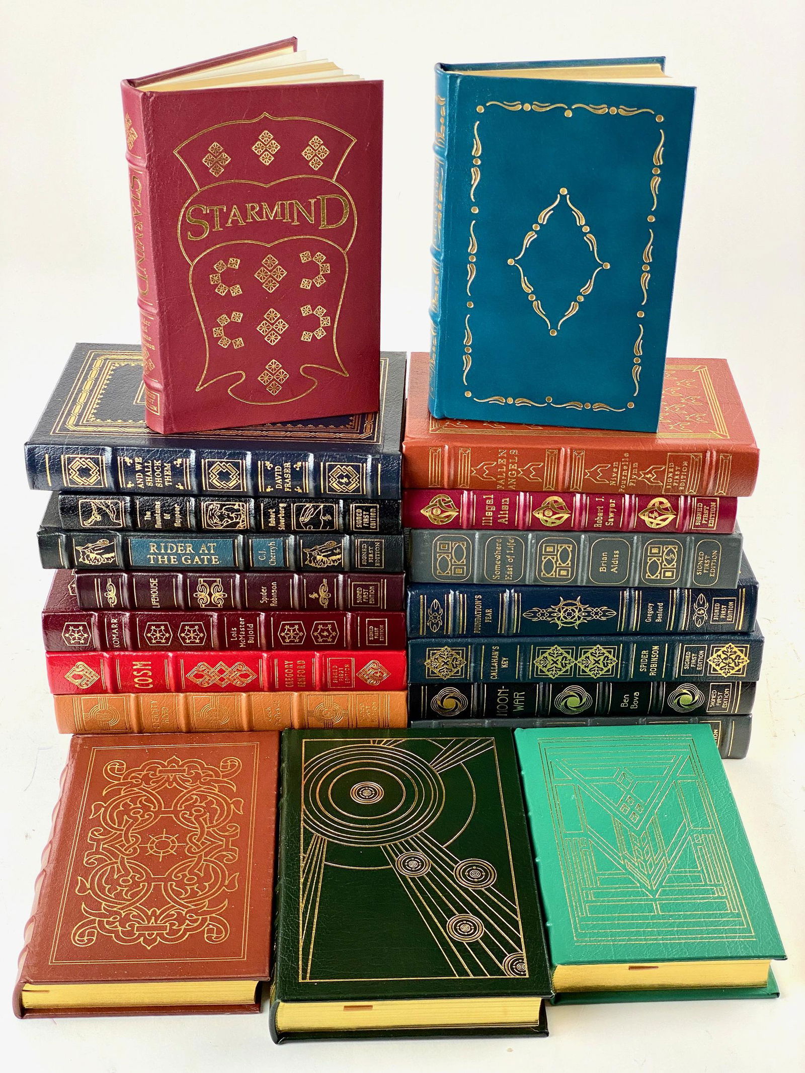 Group Of 20 Easton Press Signed Edition Books Auction