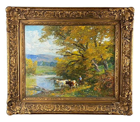 Impressionist Landscape By Edward Potthast